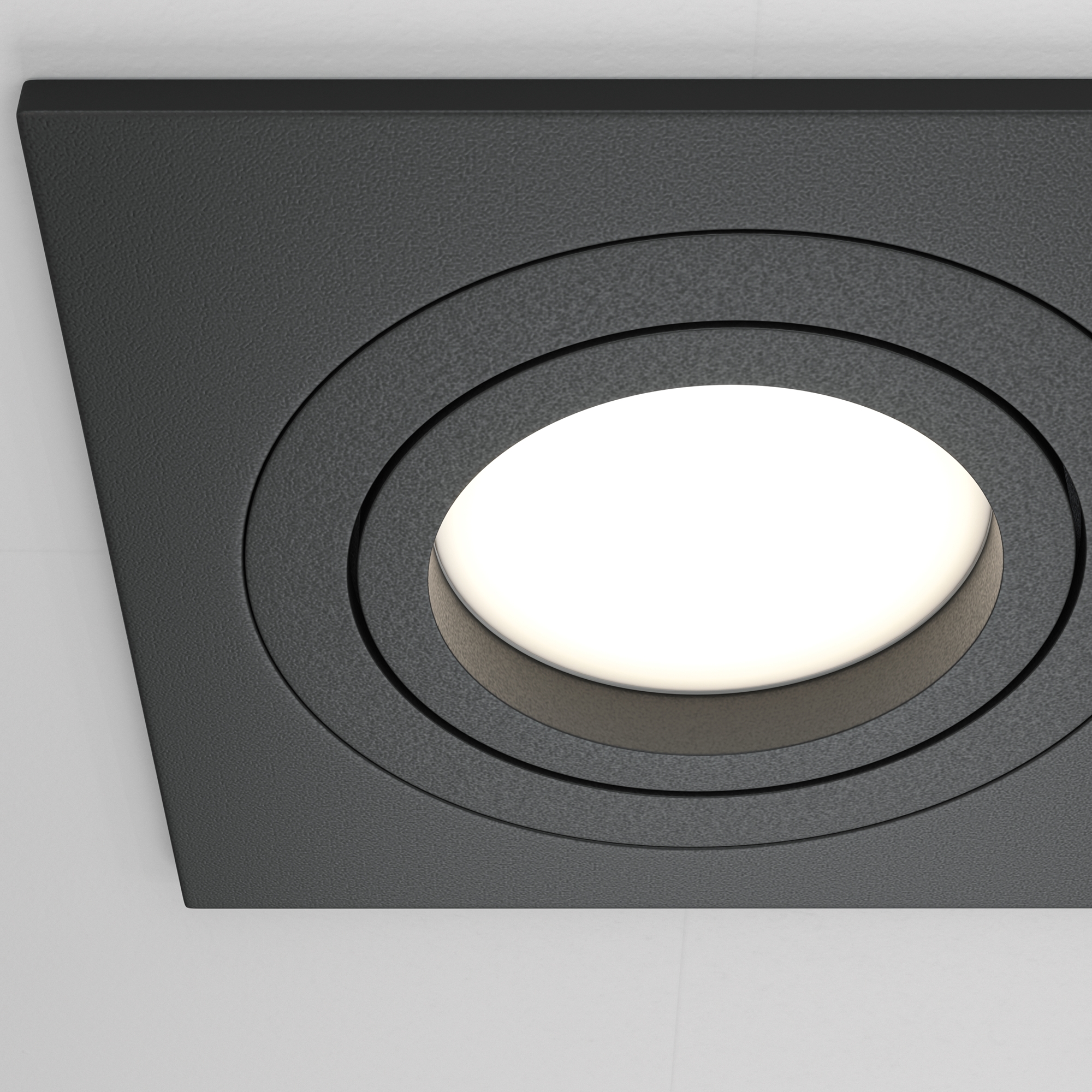 Встраиваемый светильник Downlight Atom, 2xGU10 Черный (Maytoni Technical, DL024-2-02B) - купить ...